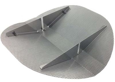 China Round Slot Perforated Wire Mesh Grids Food Grade Stainless Steel For Brewery for sale