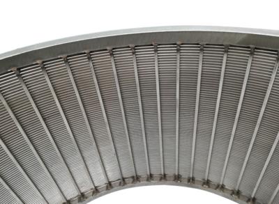 China Pantalla de la curva del tamiz de la curva de la fibra del metal para el filtro de pantalla de agua en venta