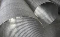 China Automatic Welding Process Wedge Wire Strainer Stainless Steel Filter Medium for sale