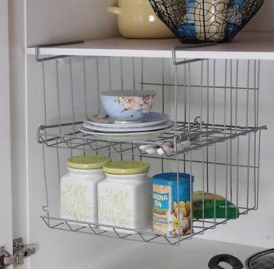China Gaveta de Mesh Storage Baskets For Wardrobe do fio do costume 6mm da casa à venda