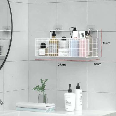 中国 浴室のWashstand 2.5mmの壁の貯蔵のバスケットのBathの洗面所のパーホレーションの自由な掛かること 販売のため