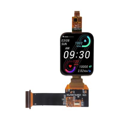 China 1.65 Inch AMOLED Display Module,  368X448 Resolution,  QSPI Interface IC RM69090 Driving for sale