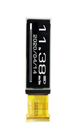 中国 2.08 インチ PMOLED ディスプレイ 256x64 解像度 24 ピン 3/4 SPI I2C インターフェイス 販売のため