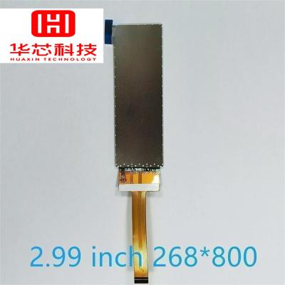 China 3,0-Zoll-TFT-Bar-LCD-Panel 268 x 800 40 Pins RGB-Schnittstelle 350 cd/M2 ST7701S Treiber-IC zu verkaufen