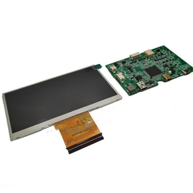 4.3 inch TFT display module with HDMI board