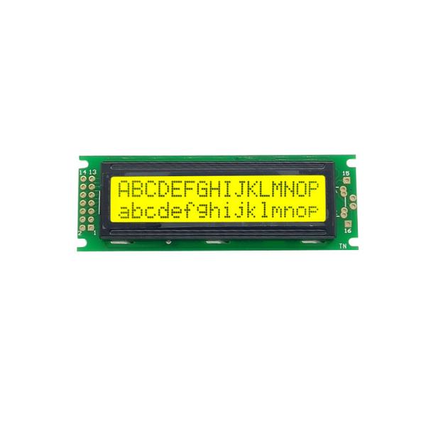 2.4インチ 16x2 LCD カスタム文字 1/64 デューティ 1/5バイアス