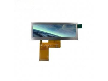 3.9 polegadas Resolução do ecrã LCD 480 * 128 500 Brilho 40PIN RGB