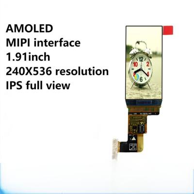 China 1.91 Inch 240×536 AMOLED IPS Single-module Liquid Crystal Display Screen for sale