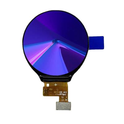 China 1.09 Inch TFT Circular LCD Screen 1.1 Inch Color Screen Serial Port SPI 240x240 For Smart Watches And Industrial for sale