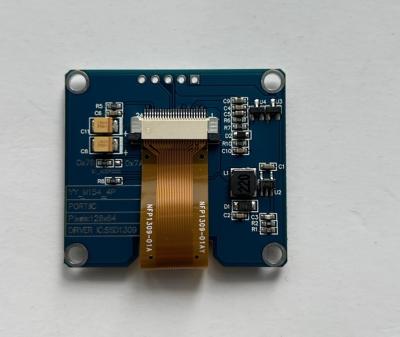China 1.54 Inch PMOLED Display Module With PCBA 128X64 Resolution 120c/d  IIC Interface for sale