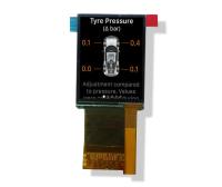 China 1.45inch AMOLED LCD Screen Module With Touch Functionality 350 Brightness 272x340 Resolution MIPI Interface 24 Pins for sale