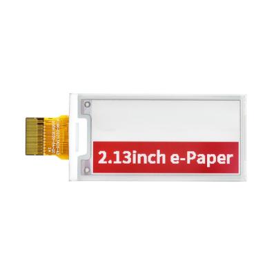 China High quality 2.13 Inch E-Ink  E-Paper Display in Red Black and White for Shelf Label purpose for sale