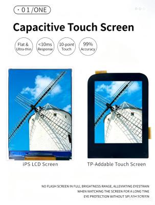 China 2.4 Inch TFT Color Display with240*320 Resolution and 8-bit RGB Interface Driving IC ST7789V  All angle 4LEDS Backlight for sale