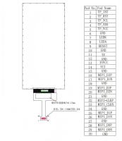 China 5.49 Inch IPS TFT LCD Module with 720x1440 Resolution and MIPI Interface for sale