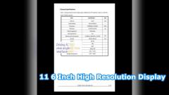 11.6 Inch IPS TFT Display Module High Resolution MIPI
