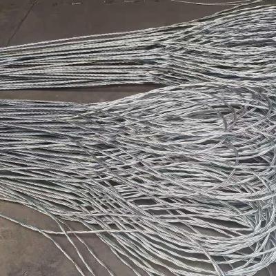 Cina Silver white Pole Top Make Off  Preformed Dead end Pole Clamp hot dip galvanized steel wire in vendita