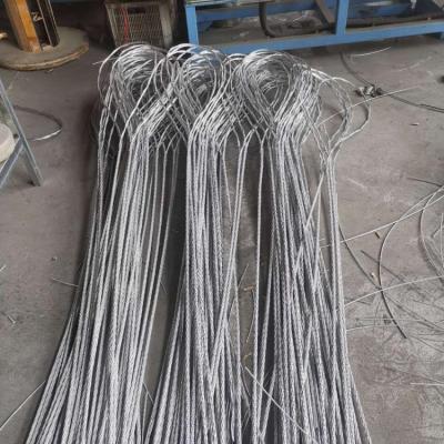 Cina Preformed Pole Top Make Off Preformed Dead end Pole Clamp Hot Dip Galvanized Steel in vendita