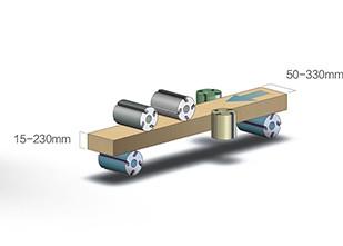 Cina Fresatrice di legno del modellatore laterale quattro per legno di grande misura che elabora VH - M633V in vendita