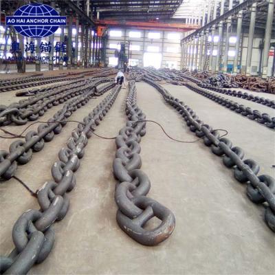 Cina Catena d'ancoraggio di spedizione offshore fatta soffrire nera della Catena-Cina di attracco R4 in vendita