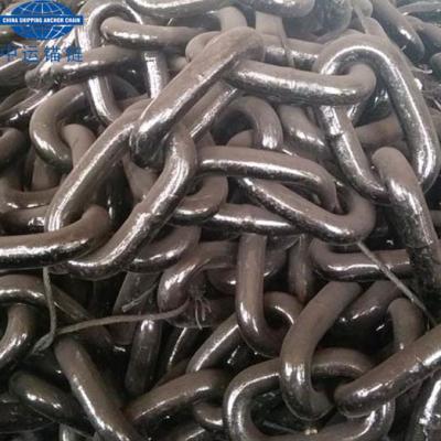 Cina La fabbrica direttamente fornisce la catena d'ancoraggio aperta dipinta nera di collegamento in vendita