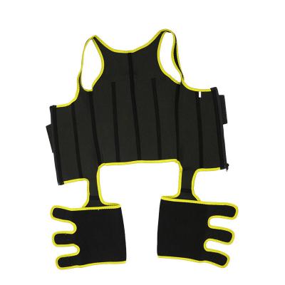 Cina Cinghie di cuoio regolabili di Cincher della vita piena del corpo del regolatore 6XL della coscia del neoprene in vendita