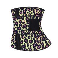 China Single Belt Leopard Print Waist Trainer for sale