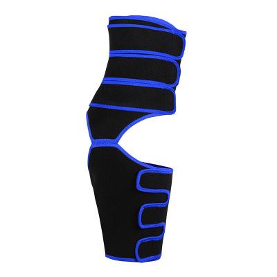 China A cintura do neopreno da correia de Velcro três e o ajustador azuis da coxa personalizaram à venda
