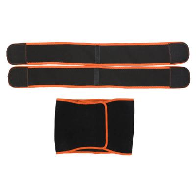 Cina L'allenamento delle donne ha sudato la cinghia arancio della palestra del bottone del Velcro della cinghia per lo stomaco in vendita