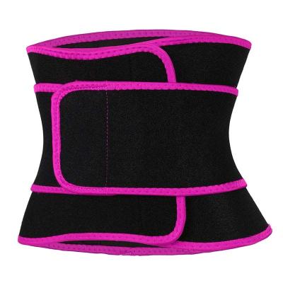 Cina Doppio istruttore Sweat Belt della vita di allenamento della cinghia del regolatore della vita del Velcro in vendita