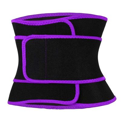 Cina Doppio istruttore Sweat Belt della vita di allenamento della cinghia del regolatore della vita del Velcro in vendita