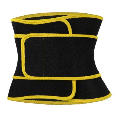 Cina Doppio istruttore Sweat Belt della vita di allenamento della cinghia del regolatore della vita del Velcro in vendita