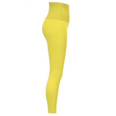 Cina XL giallo 95cm alto Waisted che esegue gli alti pantaloni di yoga di aumento delle ghette in vendita