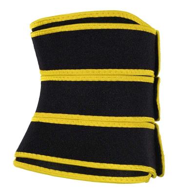China Espartilho de Black And Yellow do instrutor da cintura das correias do neopreno 3 para aplainar da barriga à venda