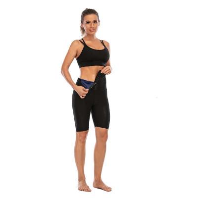 Cina Istruttore Leggings Blue Spalding Body Shaping Yoga Pants della vita dell'occhio del gancio in vendita