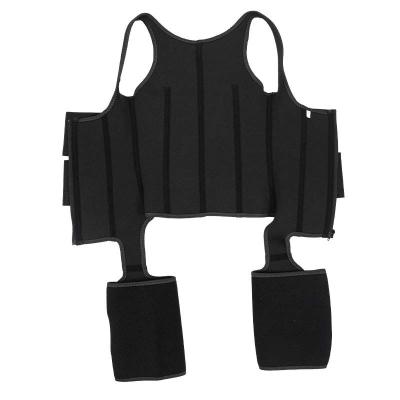 Cina Maglia di sauna del neoprene di due delle cinghie del corpo della vita di Cincher donne piene di sauna in vendita