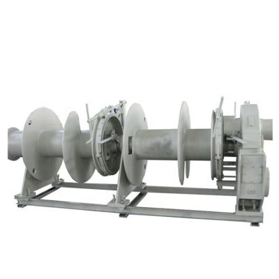 China 5 10 Ton air Hydraulic Electric Drive Mooring Winch Single Double Drum Disc Band Brake Clutch for sale