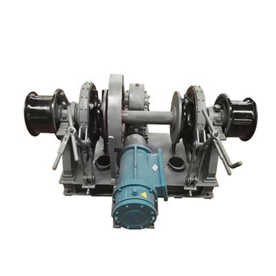 China Marine Boat Hydraulic Electric Diesel Capstan Split Drums Mooring Rope Anchor Chain Gypsy Gear Winches Windlass 5 TON for sale