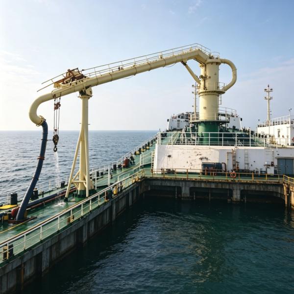 Quality Marine Loading Arm Crane with AOPS System, 50 Tons Load Capacity, and Hydraulic Walking Mode for Oil Transfer for sale