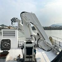 Quality Marine Hydraulic Folding Telescopic Crane with High Load Capacity and Corrosion for sale