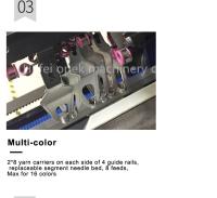 China Computerized Jacquard Flat Knitting Machine for sale