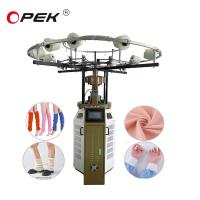China Opek High Efficient  Circular Cuff and  Pile up Socks Knee Socks Knitting Machine for sale