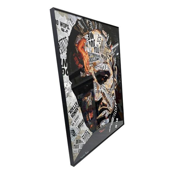 Quality 6 Color Portrait Crystal Porcelain Painting On Acrylic Graffiti Art Wall Decor for sale