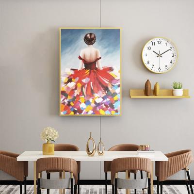 中国 カスタムデザイン 手描き 現実的な肖像画 キャンバス上油彩画 リビング室の装飾用 販売のため