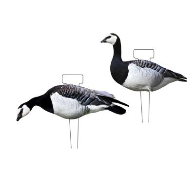 China Herbruikbare kunststof Lichamelijk silhouet Ganslok voor zwarte gans jagen Te koop
