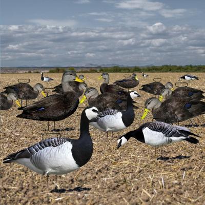China Herbruikbare kunststof Lichamelijk silhouet Ganslok voor zwarte gans jagen Te koop