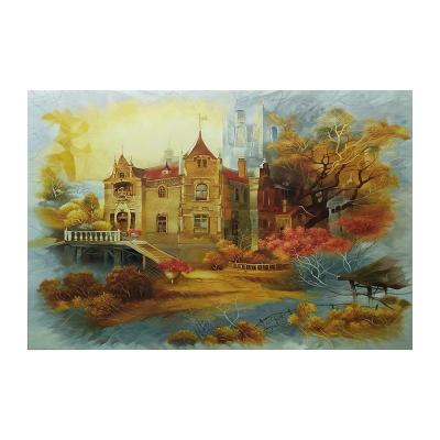 中国 OEM 手描き抽象的な油彩画 キャンバス 部屋壁アート装飾 販売のため