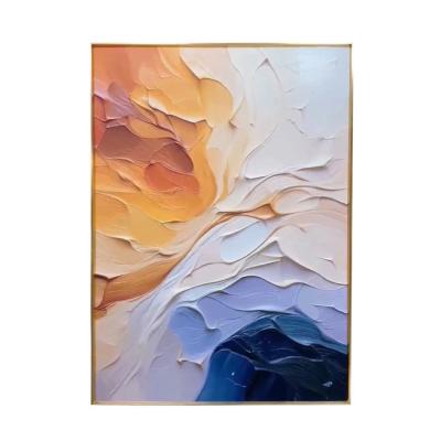 中国 カスタマイズされた抽象的な色彩豊かな手絵 オイルペイント 3D壁画 家飾り 販売のため