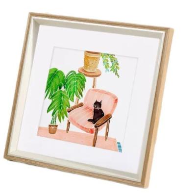 Κίνα Mdf Προσαρμοσμένο ξύλινο πίνακα ζωγραφικής Φωτογραφία τοίχου Φωτογραφία πλωτή πλακέτα για την απεικόνιση εικόνας προς πώληση