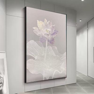 中国 現代的な質感のあるキャンバス油絵 6色印刷方法 リリエフ絵画 販売のため