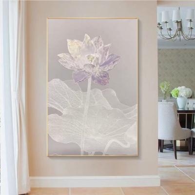 中国 現代的な質感のあるキャンバス油絵 6色印刷方法 リリエフ絵画 販売のため